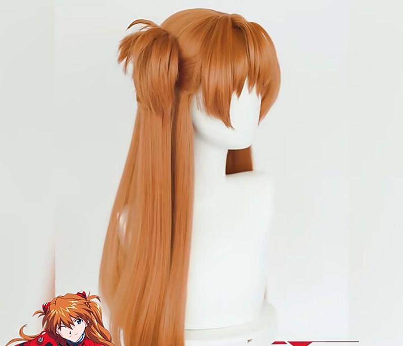 Eva Soryu Asuka Langley Costume Wig - Etsy
