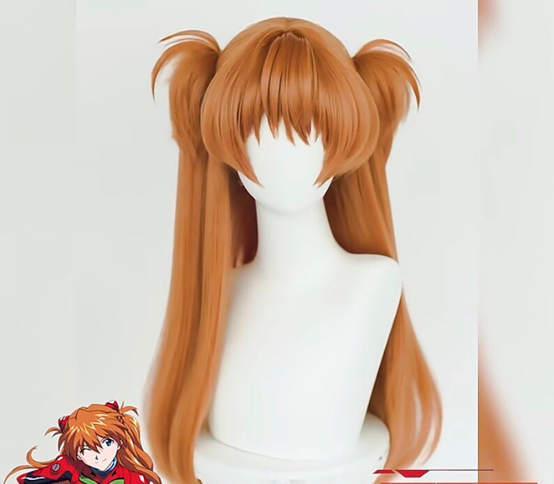 Eva Soryu Asuka Langley Costume Wig - Etsy