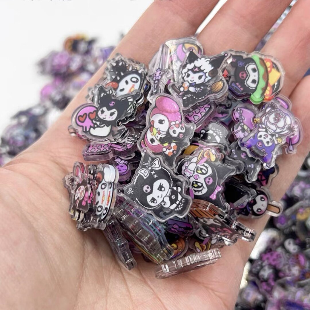 Kuromi Acrylics Size 2cm, Random 50pcs,diy Craft Supply - Etsy