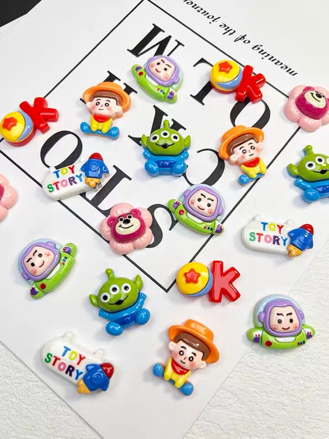 Toy Story Resin Charm, Random 20pcs,diy Craft Supply - Etsy