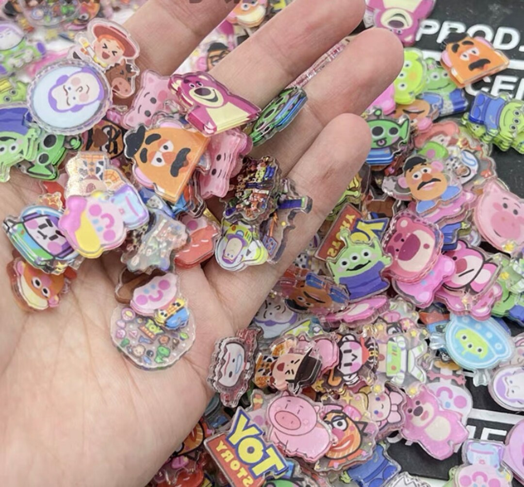 Toy Story Acrylics Size 2cm, Random 50pcs,diy Craft Supply - Etsy