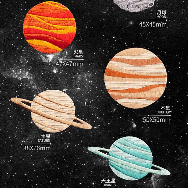 Planet Applique - Etsy