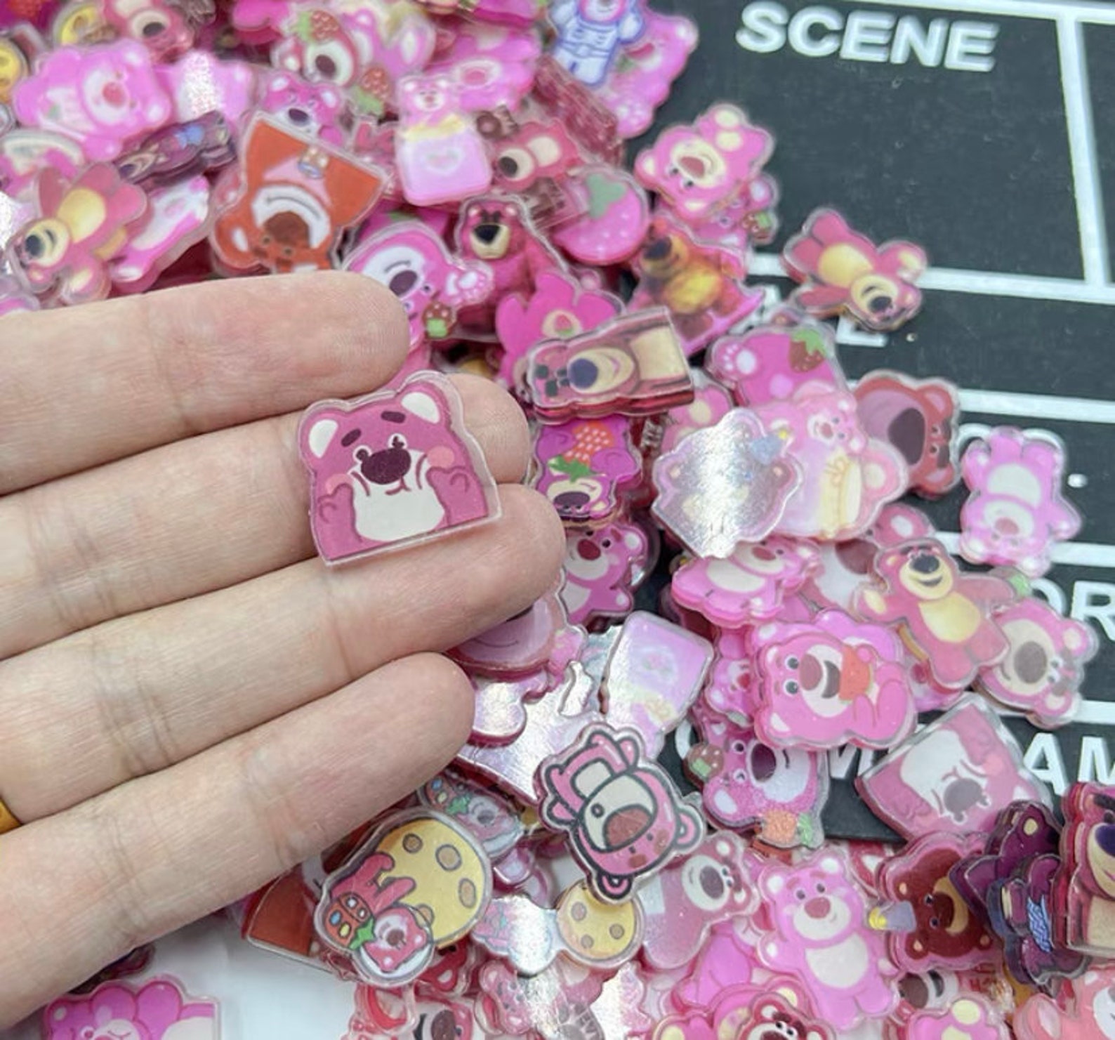 Toy Story Acrylics Size 2cm, Random 50pcs,diy Craft Supply - Etsy