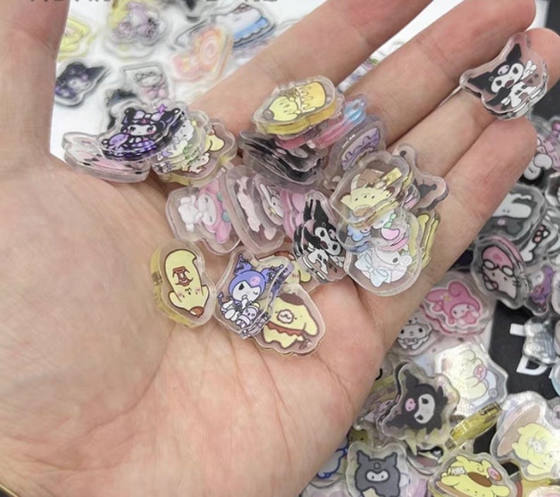 Cute Kirby Acrylics Size 2cm, Random 50pcs,diy Craft Supply - Etsy