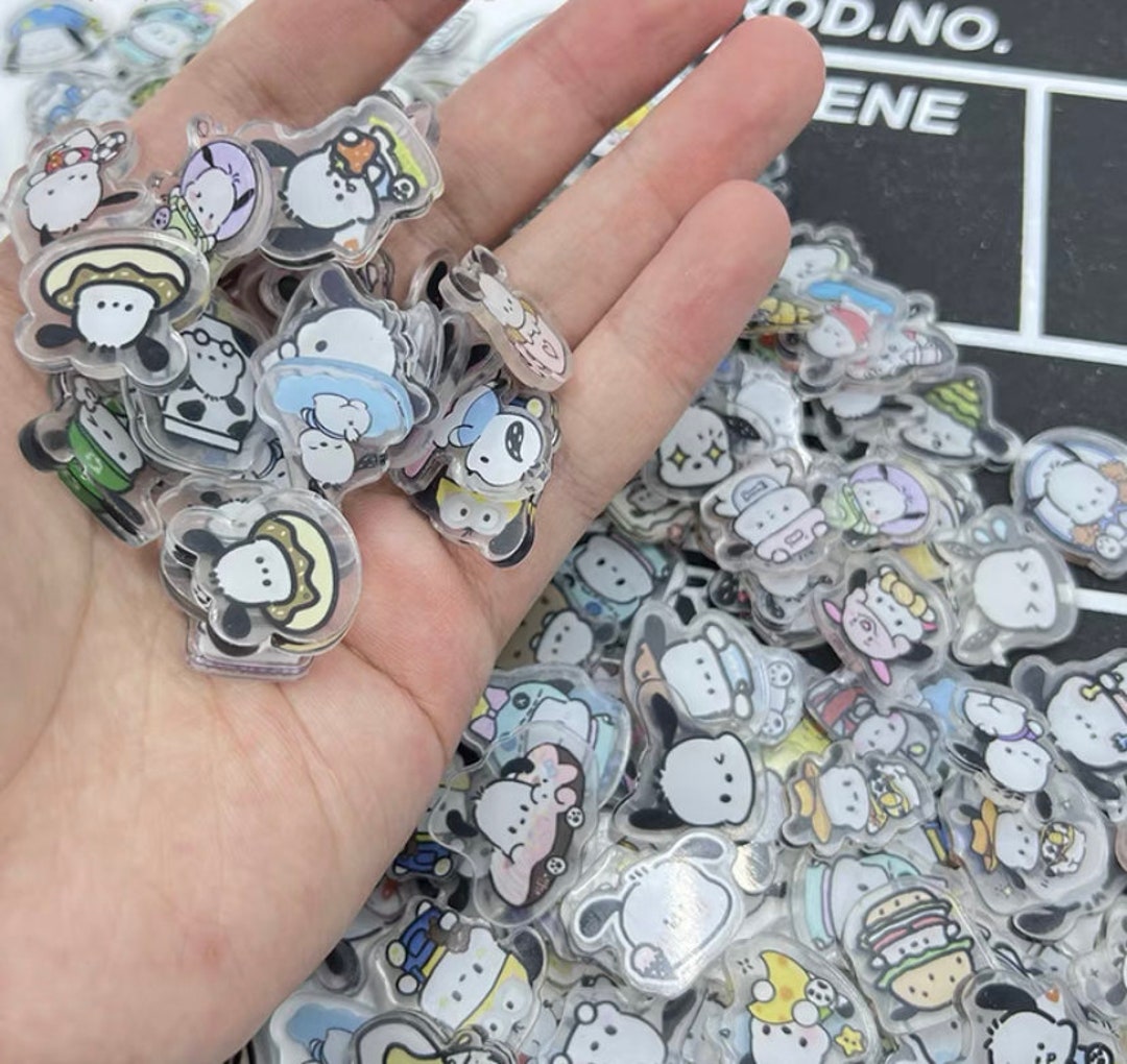 Pochacco Acrylics Size 2cm, Random 50pcs,diy Craft Supply - Etsy