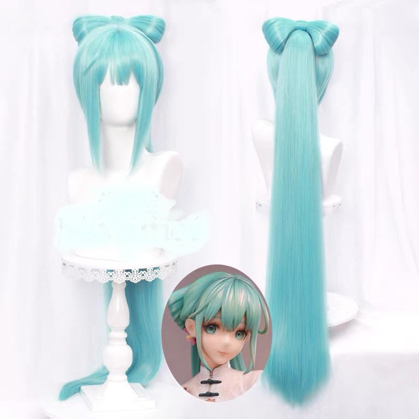 Hatsune Miku Vocaloid Costume Wig Etsy