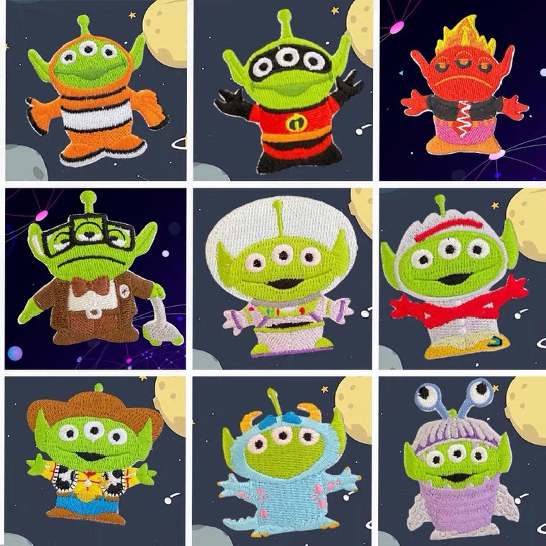 Toy Story Alien Iron On, Sew on Patch, Embroidery Applique - Etsy