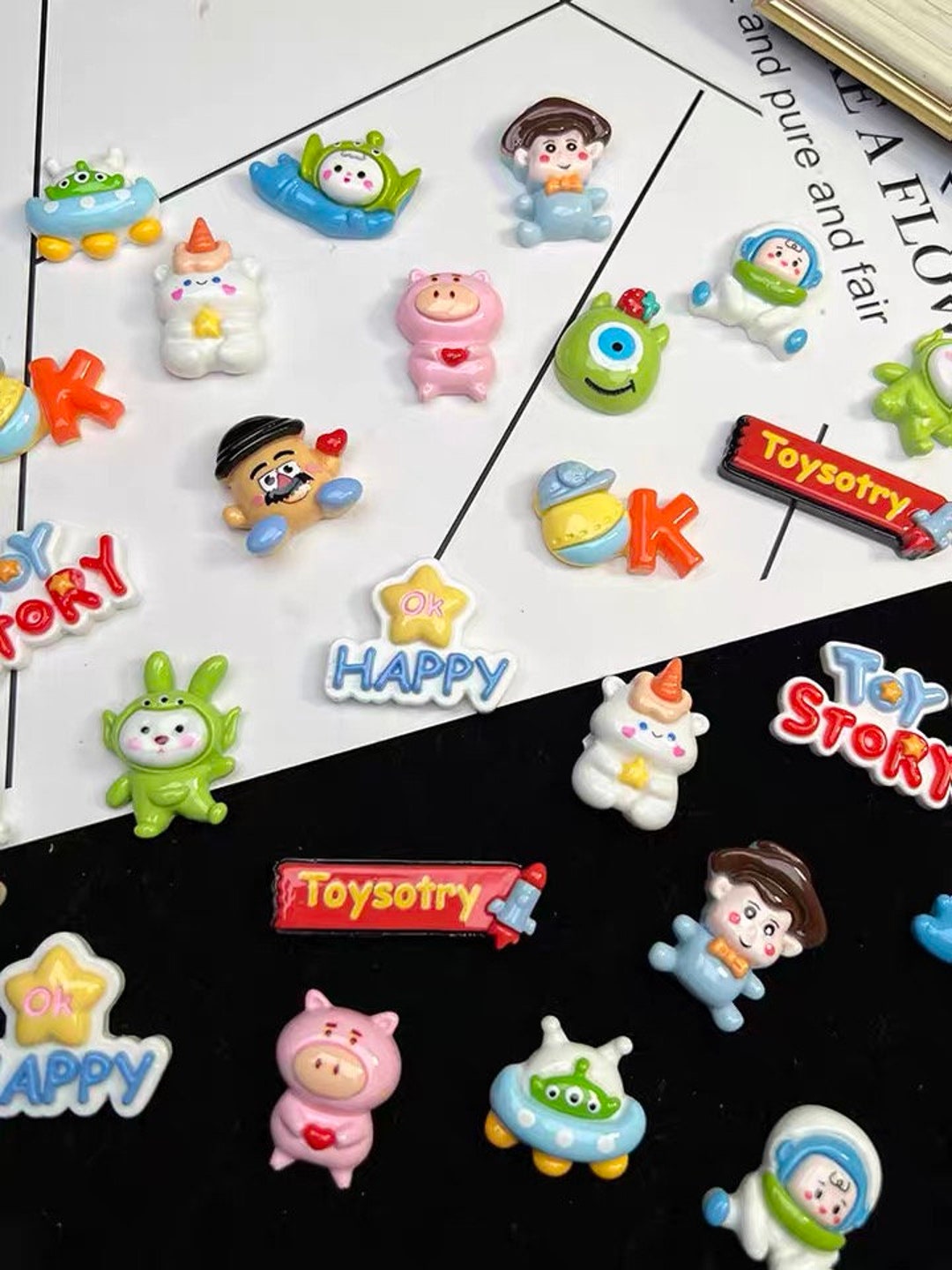 Toy Story Resin Flat Back Charm, Random 20pcs,diy Craft Supply - Etsy
