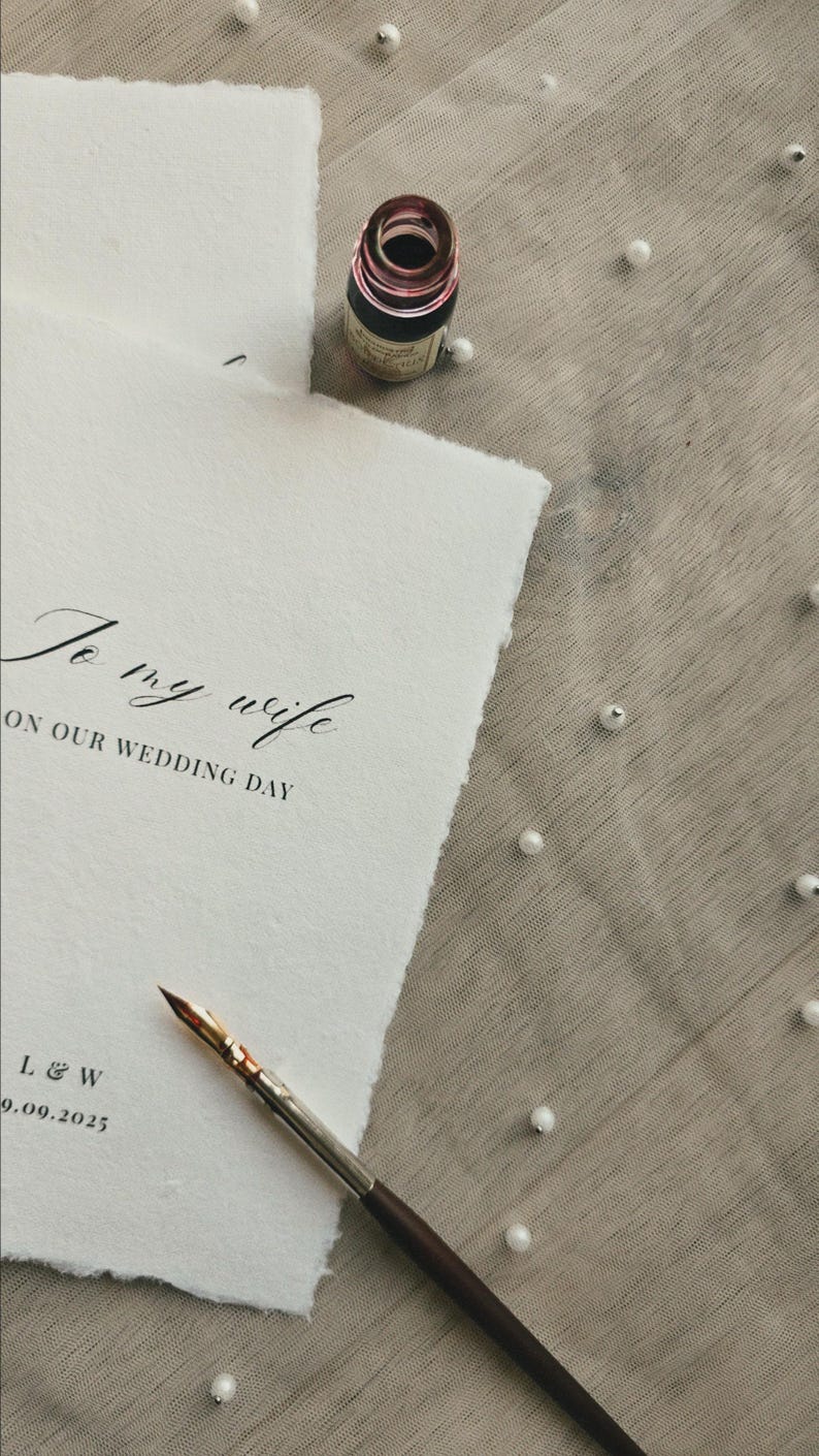 Vow Books Set | to My Wife / to My Husband | Wedding Vow Booklet With ...