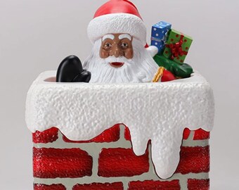 African American Santa Tree Topper - Etsy