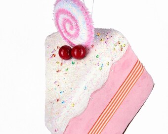 Pink Cake Slice - Etsy