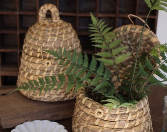 Traditional Bee Skep, Straw Beehives Swarm Collecting Skeps, Eco ...
