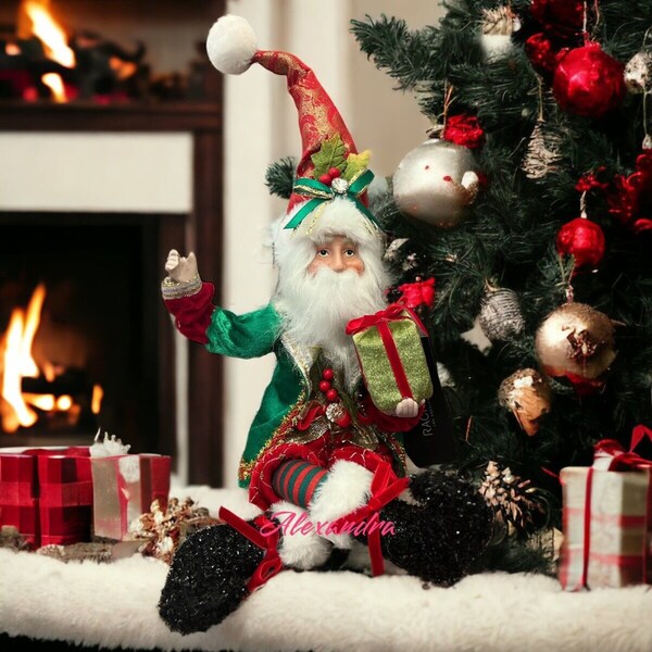 Poseable Santa - Etsy