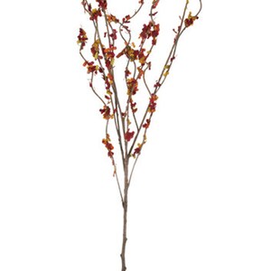 Red Autumn Flower Stem - Etsy
