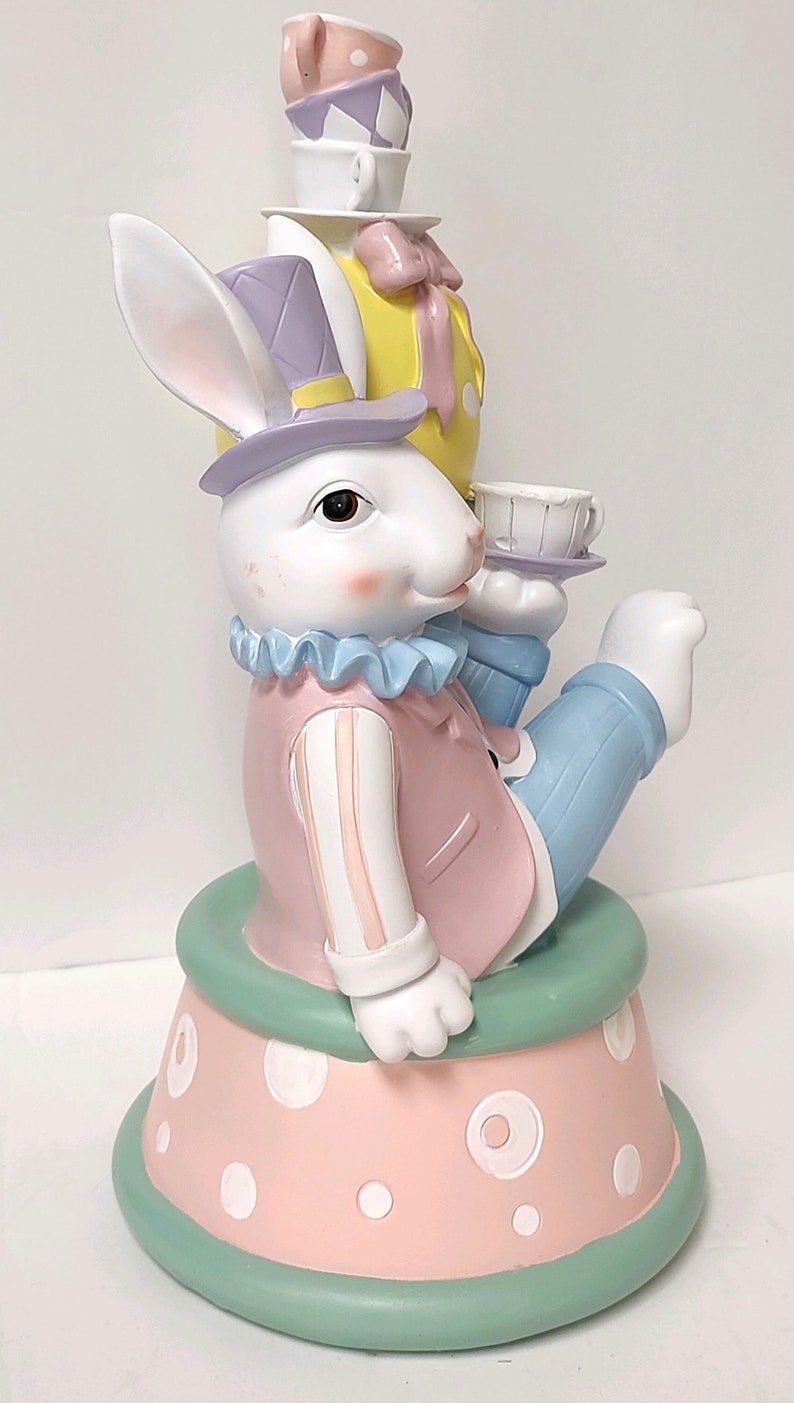 Balancing Easter Bunny Figurine - Etsy