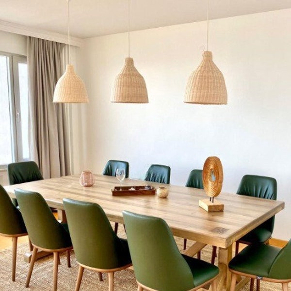 Kitchen Wicker Pendant Light - Etsy