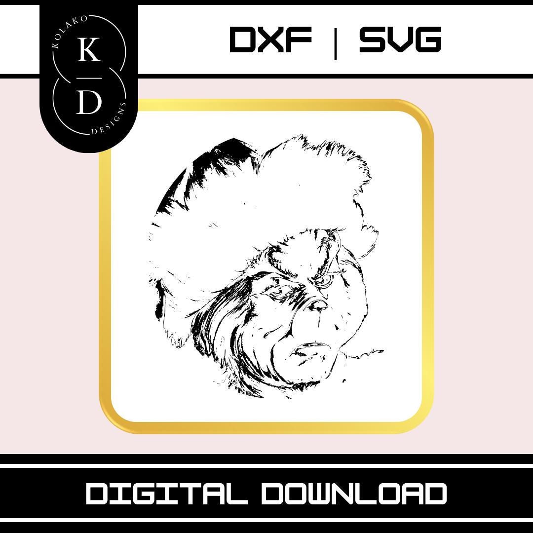 The Grinch SVG & DXF | Merry Grinchmas | Christmas Characters Dr Seuss ...