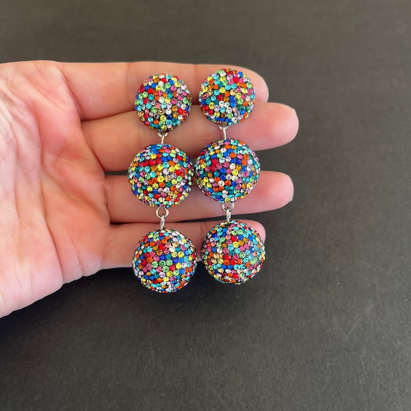 Multicolor Earrings - Etsy