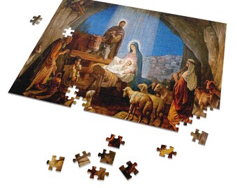 Jesus Birth Puzzle - Etsy