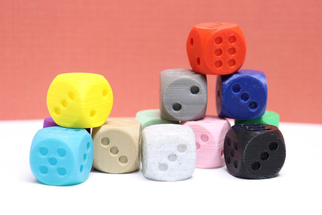 3D Printed Balanced Die | Large Sizes Available! | - Multiple and Sizes ...