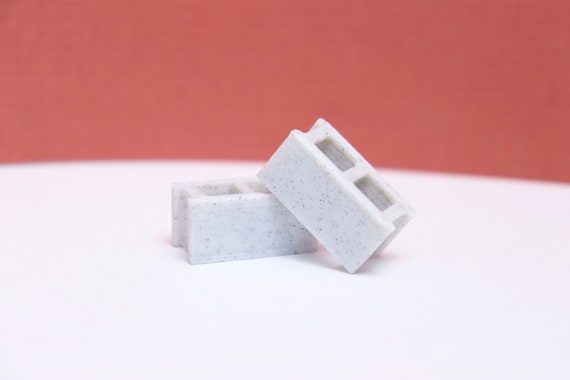 3D Printed Mini Cinder Blocks Set of 4 Multiple Colors | Etsy