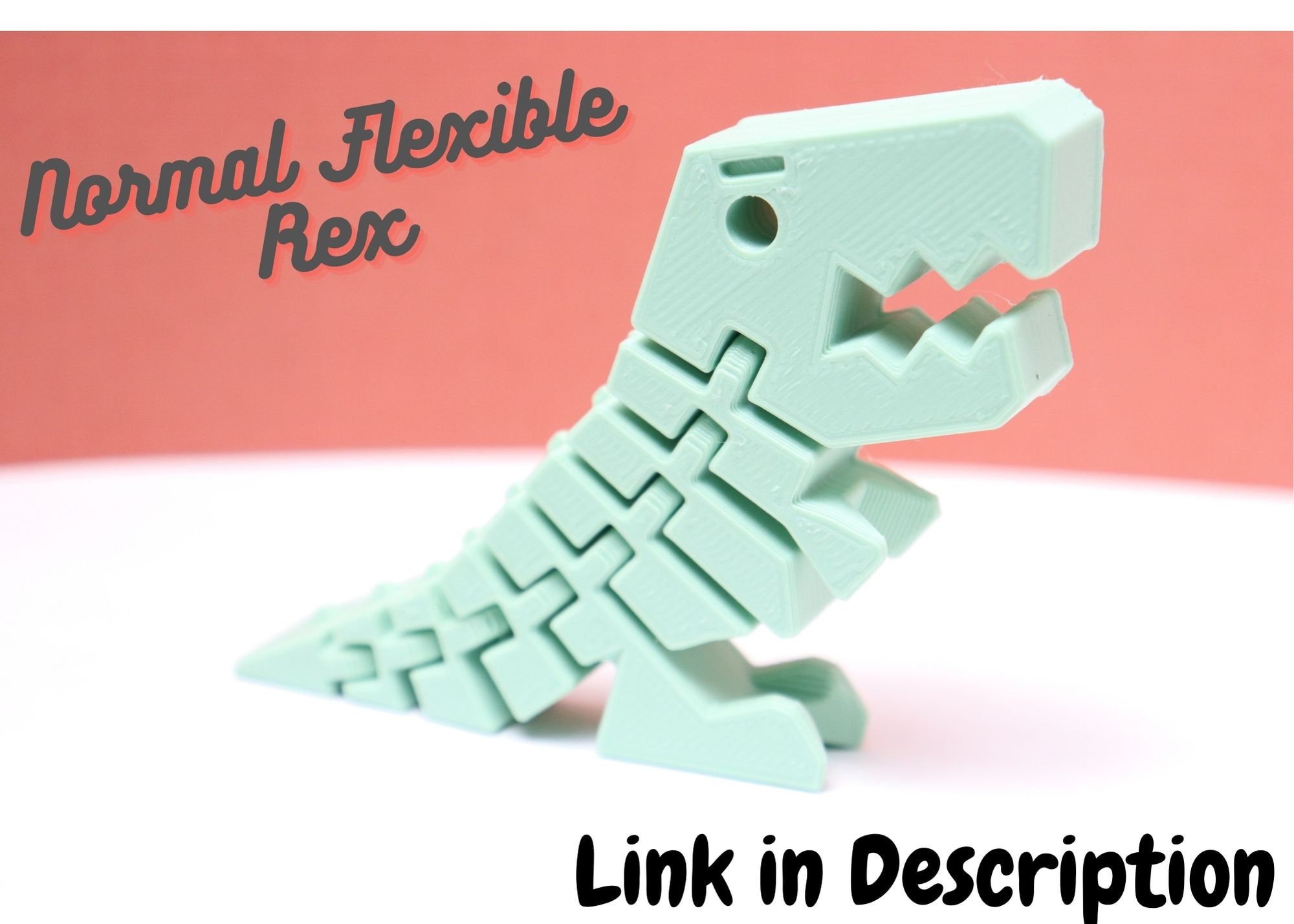 3D Printed Sir Flexible Rex Sir Flexington Rexington Glow | Etsy