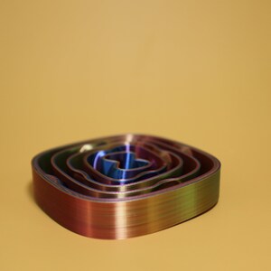 3D Printed Fidget Air Gyro Gimbal Toy | Color Changing Colors Available ...