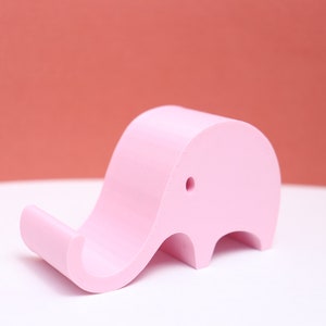 3D Printed Elephant Phone Stand - Multiple Colors! - Etsy
