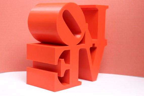 3D printed Philadelphia Love Sculpture Multiple colors available! Art ...