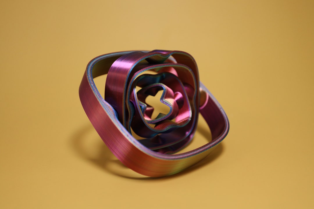 3D Printed Fidget Air Gyro Gimbal Toy | Color Changing Colors Available ...