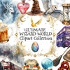 Ultimate Wizard World Clipart Collection, 240 PNG Files, Commercial ...