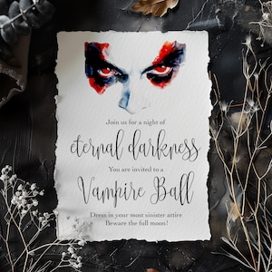 Dracula by Bram Stoker Halloween Watercolor Clipart Collection - Gothic ...