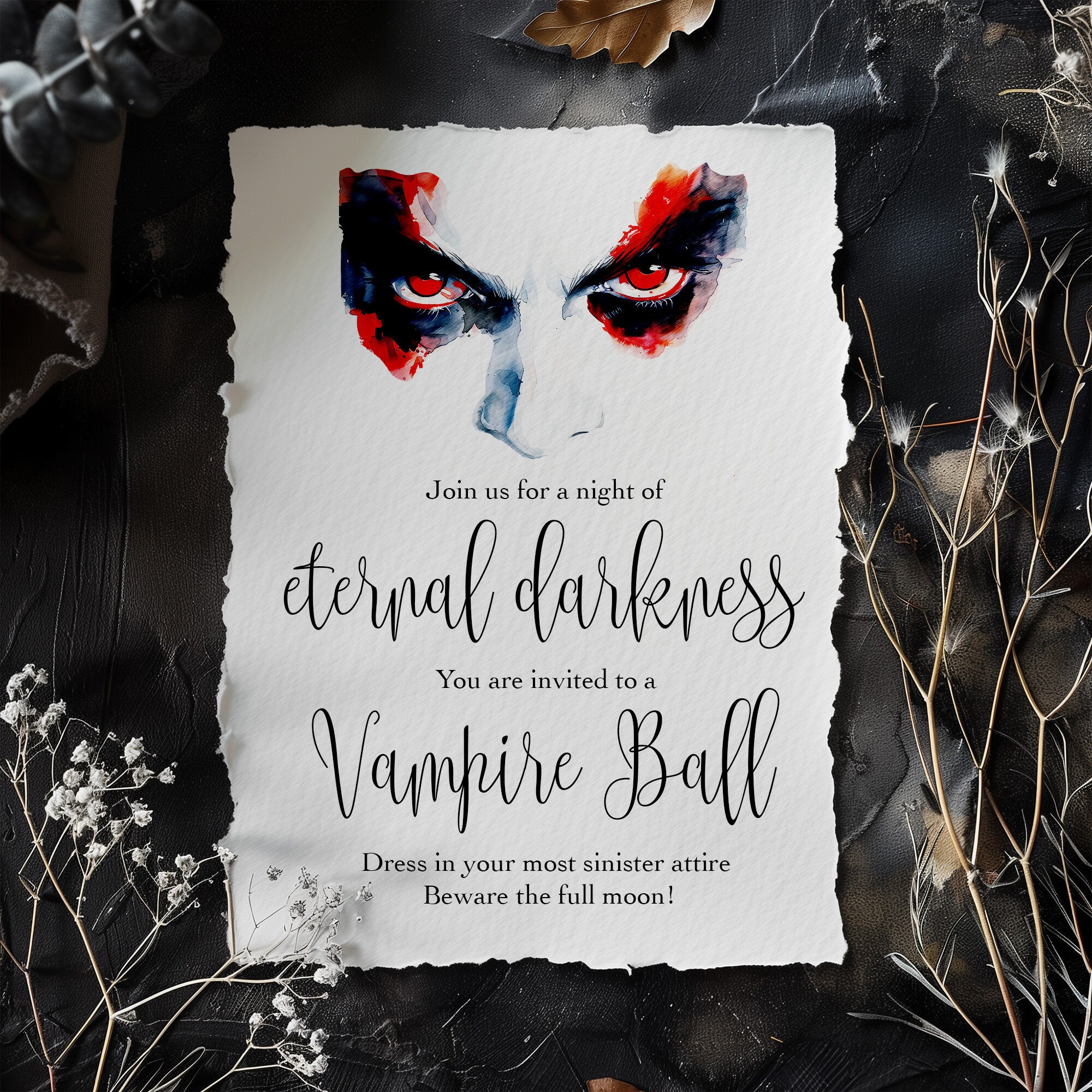 Dracula by Bram Stoker Halloween Watercolor Clipart Collection Gothic ...