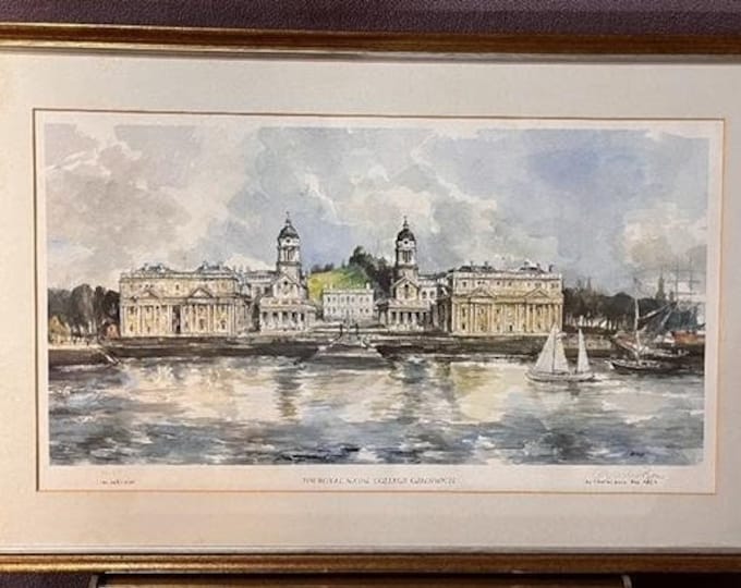 The Royal Naval College Greenwich by Charles Bone Framed Art Limited ...
