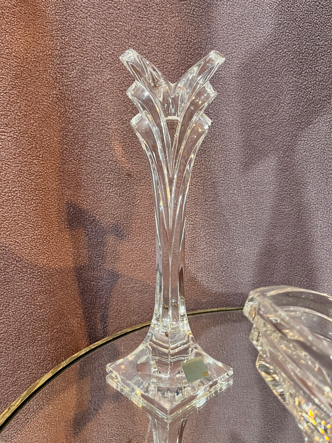 MIKASA Crystal Art Deco Three Piece Lighting LOT Mikasa - Etsy