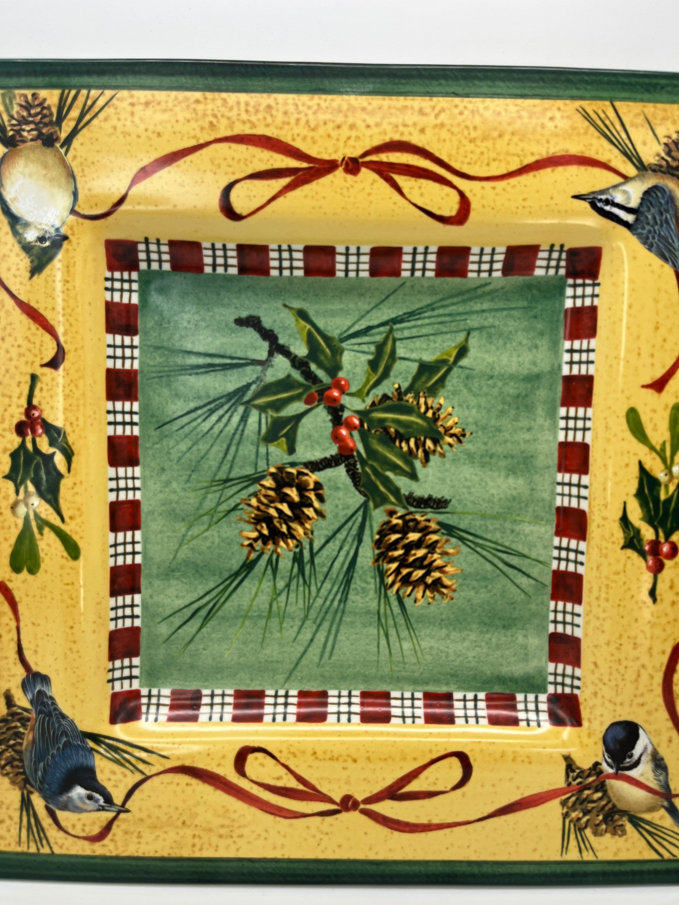 NEW Lenox Christmas Winter Greetings Earthenware Platter - Etsy