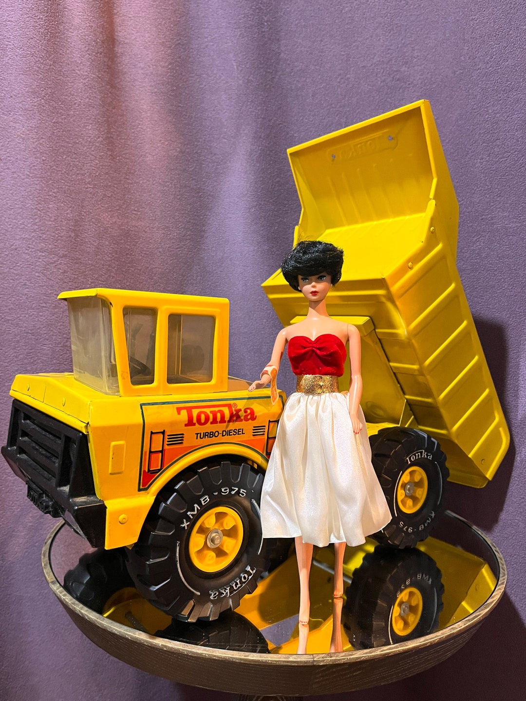 TONKA Truck QQ Toy Collectible, Tonka Tough Truck, Vintage Tonka Truck, Tonka Turbo Diesel Toy ...