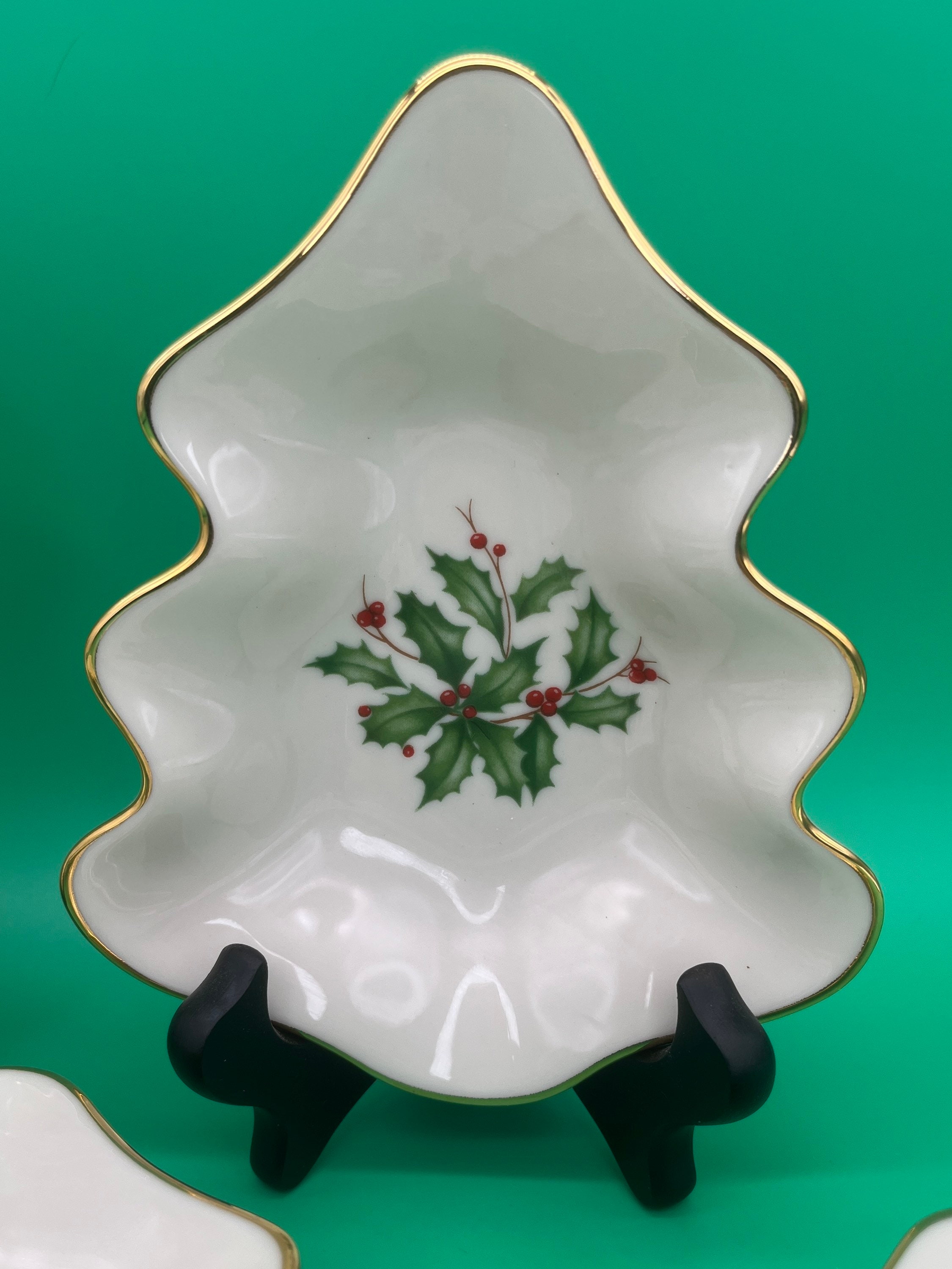 NEW Lenox Dimension Collection Holiday Tartan Candy Dishes - Etsy