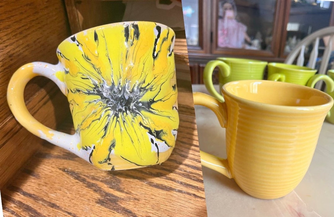 Ironstone Bistro Mugs Made to Order Design by ©krystlekreated, Vintage ...