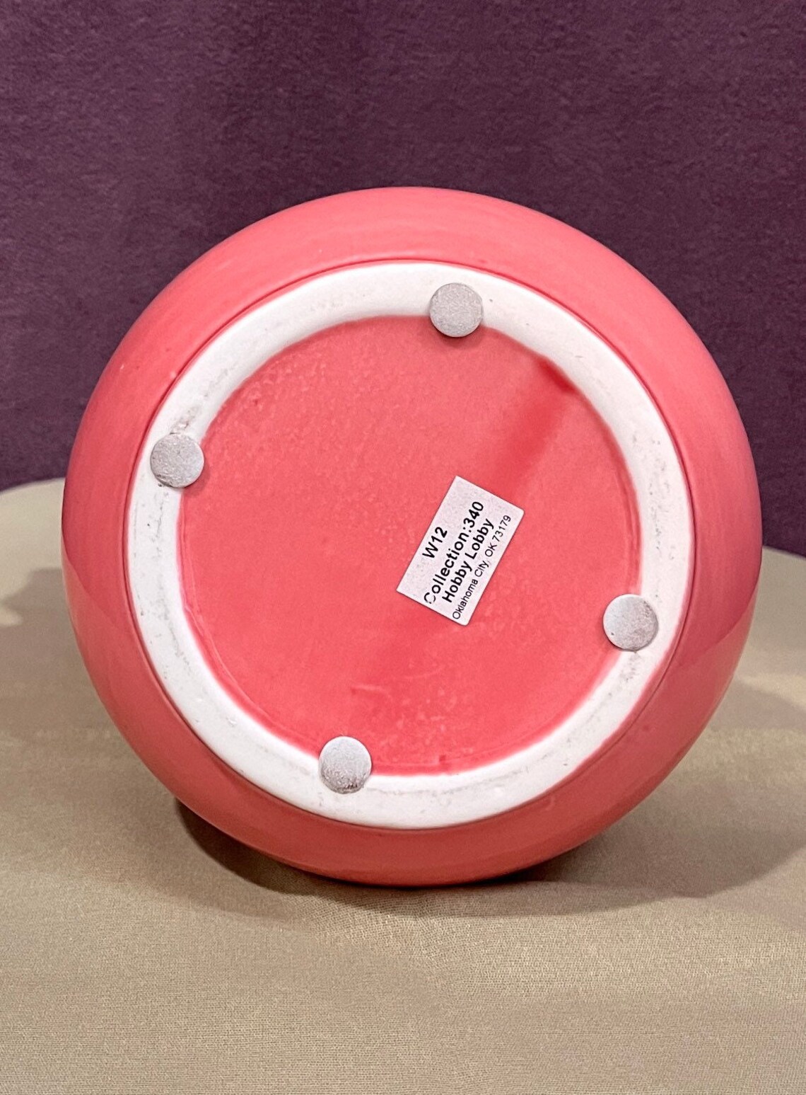 Pink Coral Vase Rustic Ceramic With Twisted Handles - Etsy