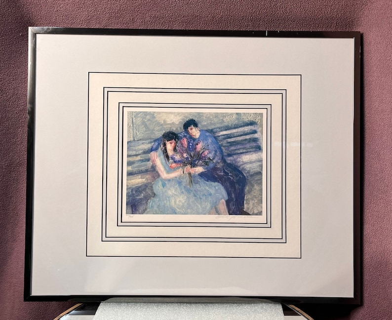 Barbara A Wood First Love Lithograph Signed Numbered Art - Etsy