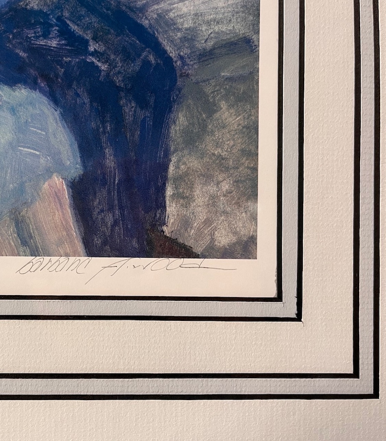 Barbara A Wood First Love Lithograph Signed Numbered Art - Etsy