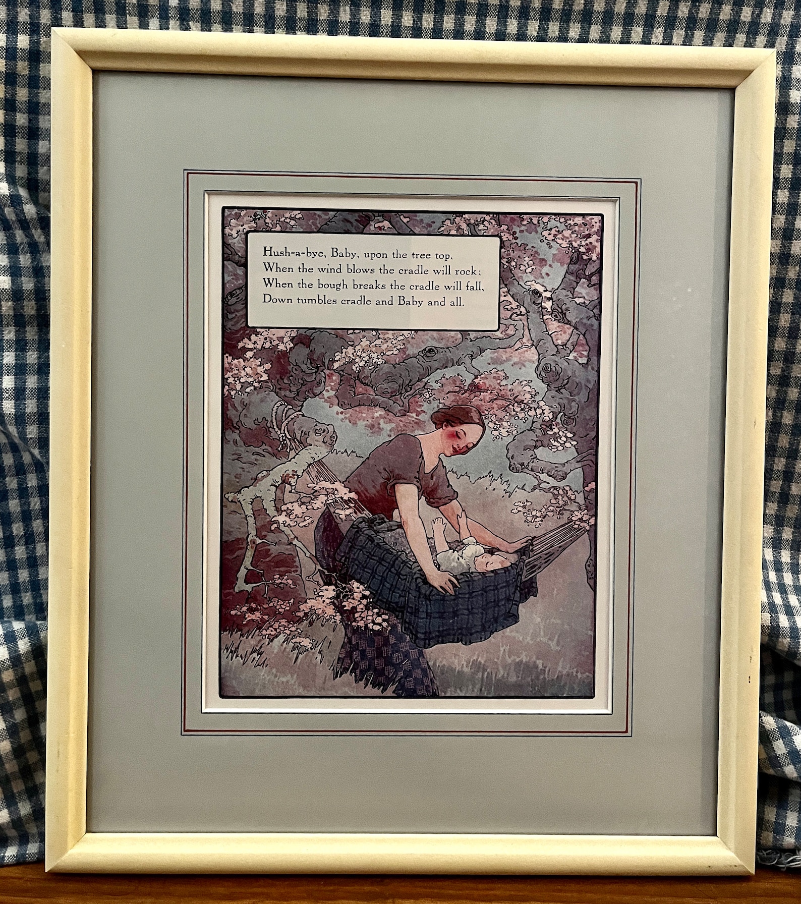 Antique Mother Goose Prints Professionally Framed Art Nursery - Etsy