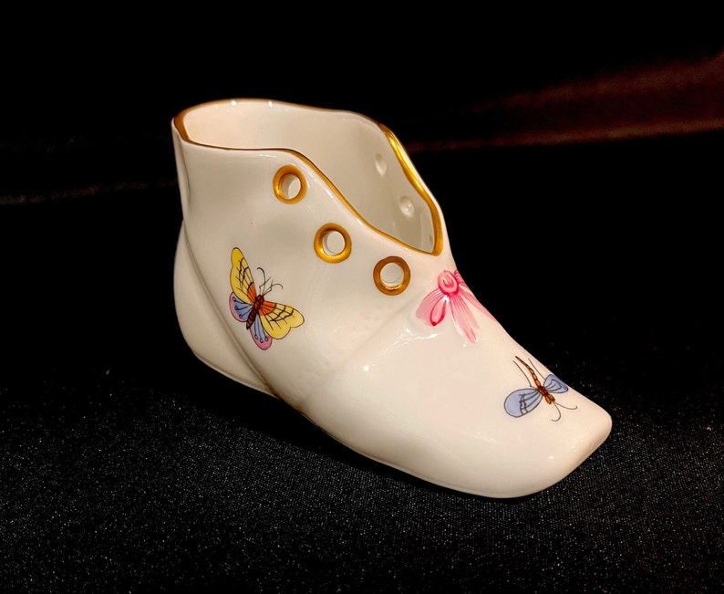 Herend Rothschild Bird Baby Shoe Rothschild Bird Porcelain - Etsy