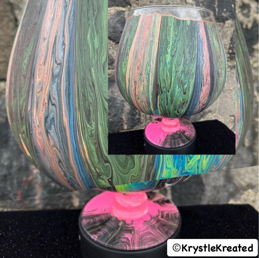 Giant Snifter Glassware Art by Krystlekreated Home Decor, Brandy ...