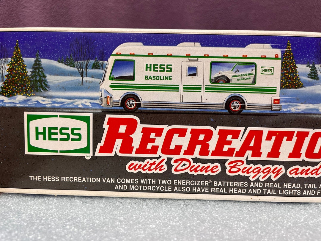 NEW 1998 ©hess Recreation Van With Dune Buggy and Motorcycle, Hess ...