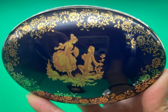 Antique Limoges Trinket Boxes Antique Limoges Trinket Box Hand Painted