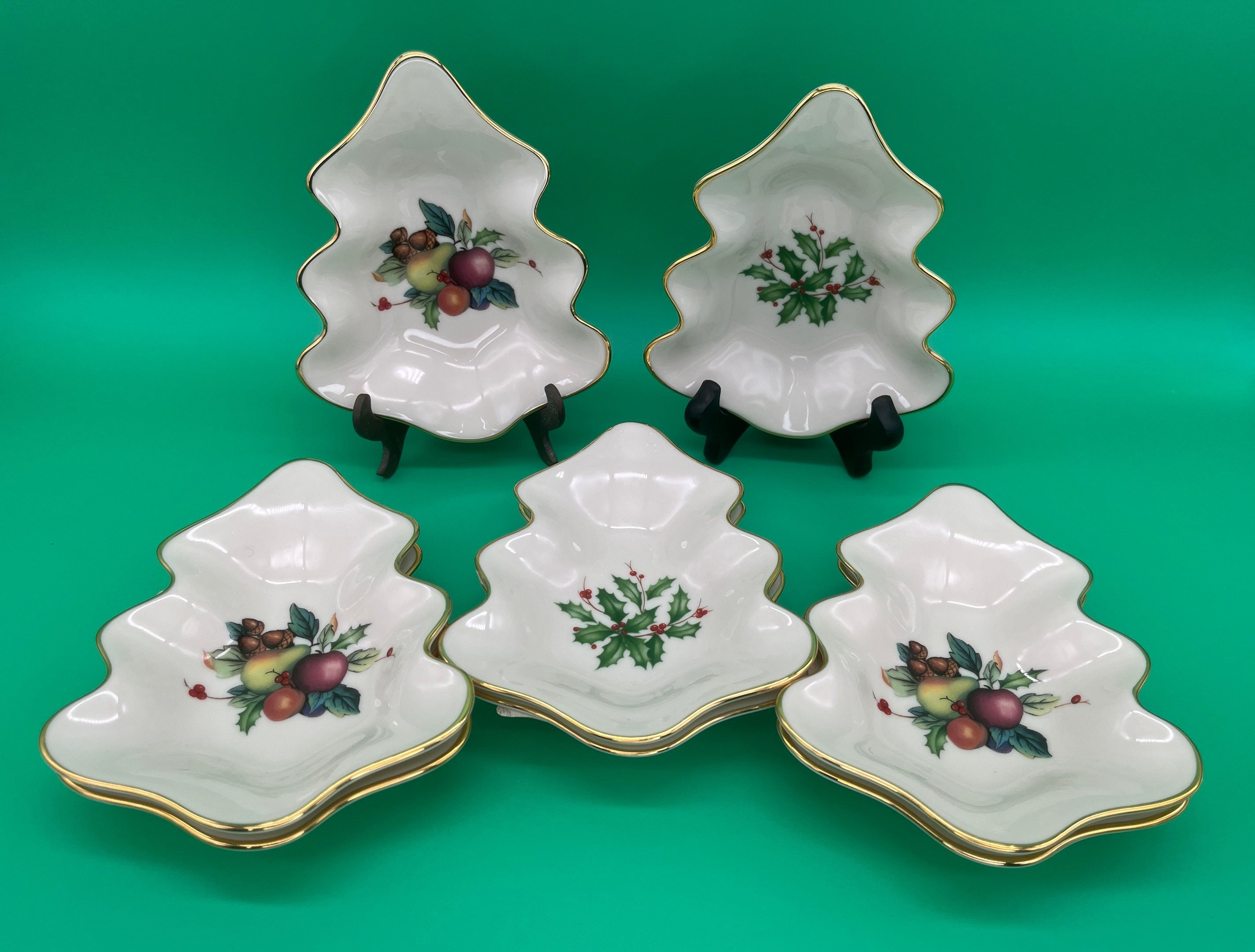 NEW Lenox Dimension Collection Holiday Tartan Candy Dishes - Etsy