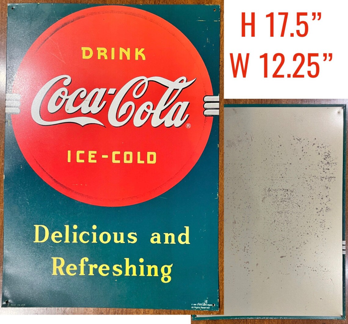 Coca Cola Signs Coca Cola Vintage Signs Coca Cola - Etsy