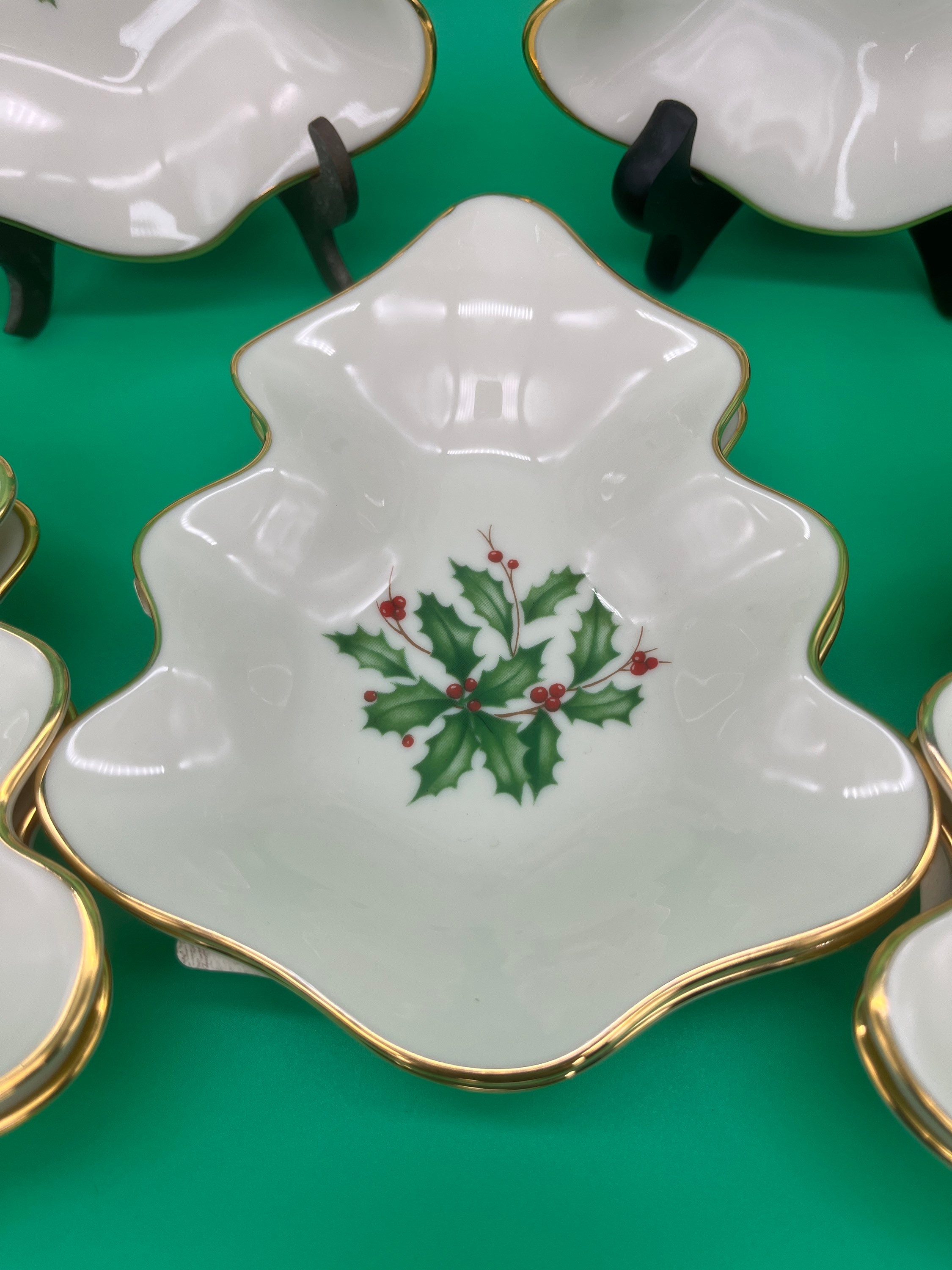 NEW Lenox Dimension Collection Holiday Tartan Candy Dishes - Etsy